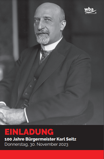 3. Februar 2025: 75 Todestag Karl Seitz – SPÖ Bildung